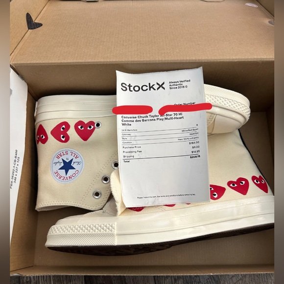 Converse | Shoes | Converse Chuck Taylor X Comme Des Garcons Plat ...